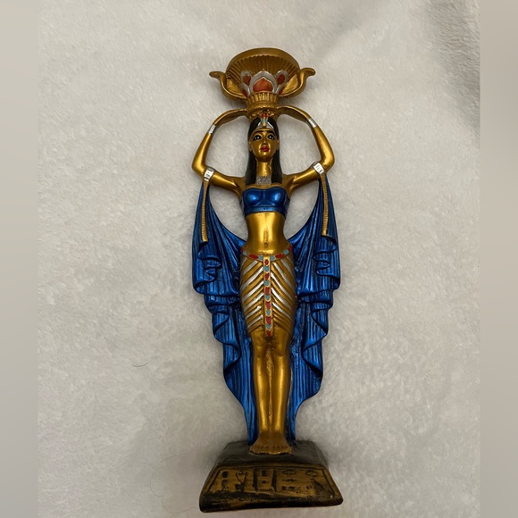 Accents | Statue Of Cleopatras Egyptian Nubian Maid Authentic From ...